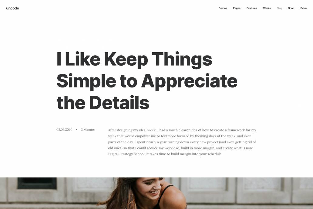 Content Block - Uncode