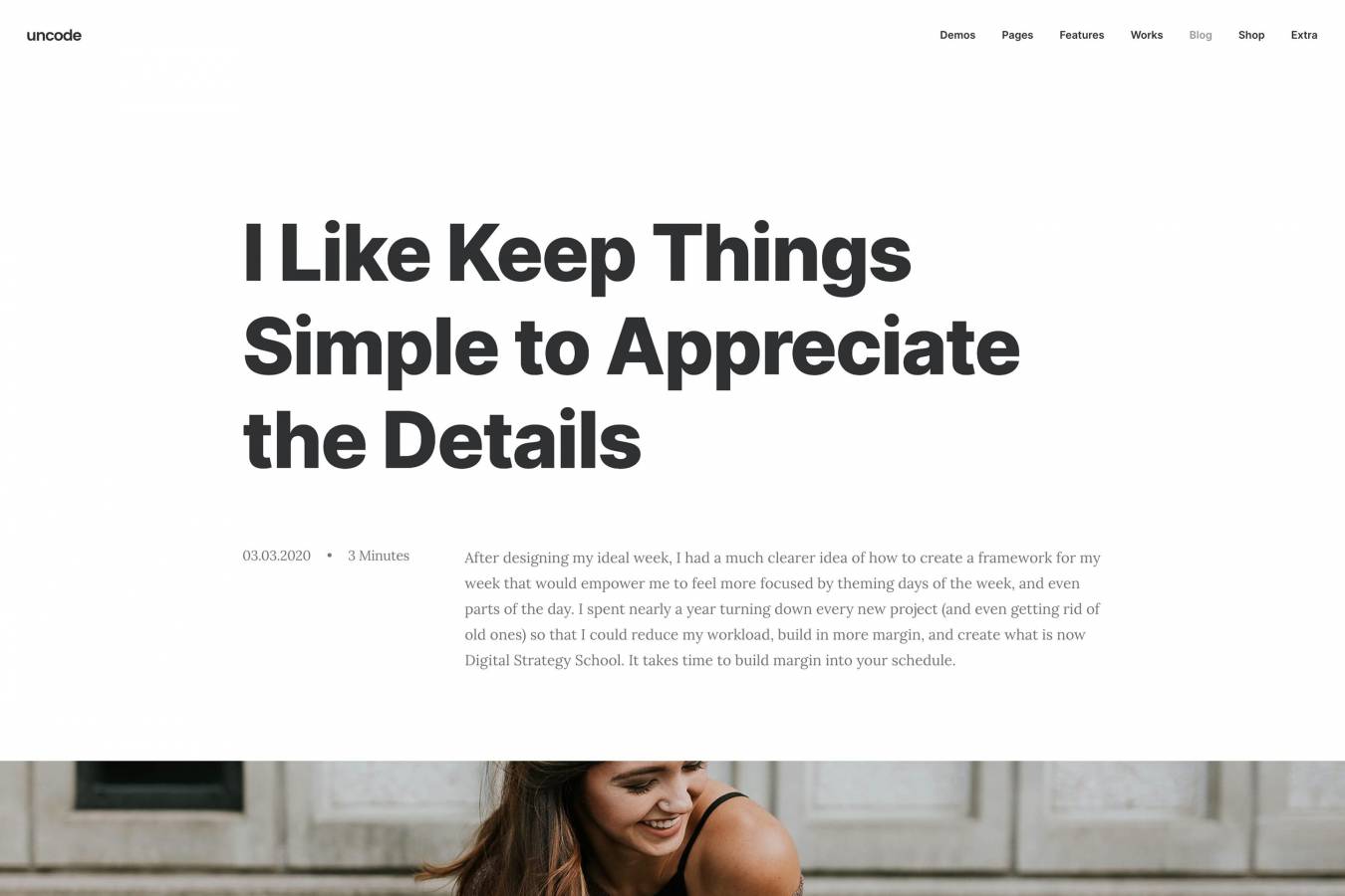 Content Block - Uncode