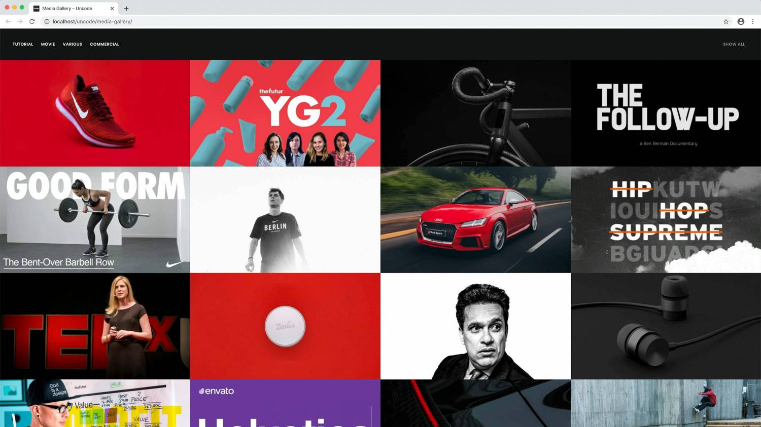 Galleries and Albums - Uncode