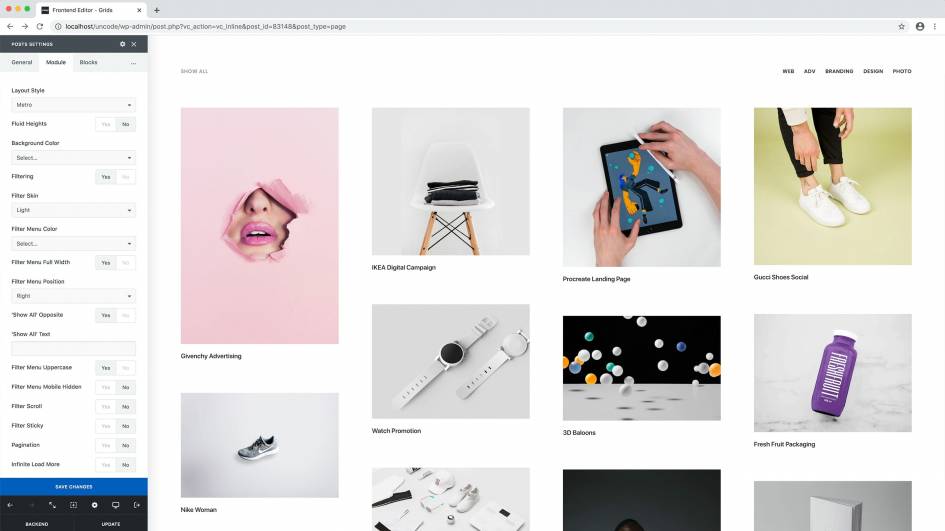 Posts Module - Uncode