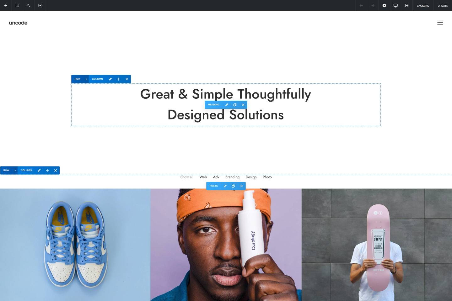 Page Builder - Uncode