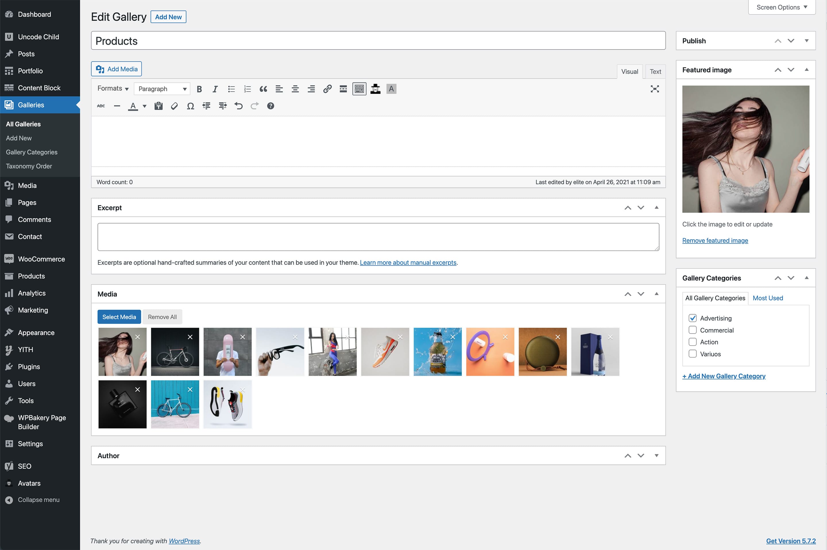 Galleries and Albums - Uncode