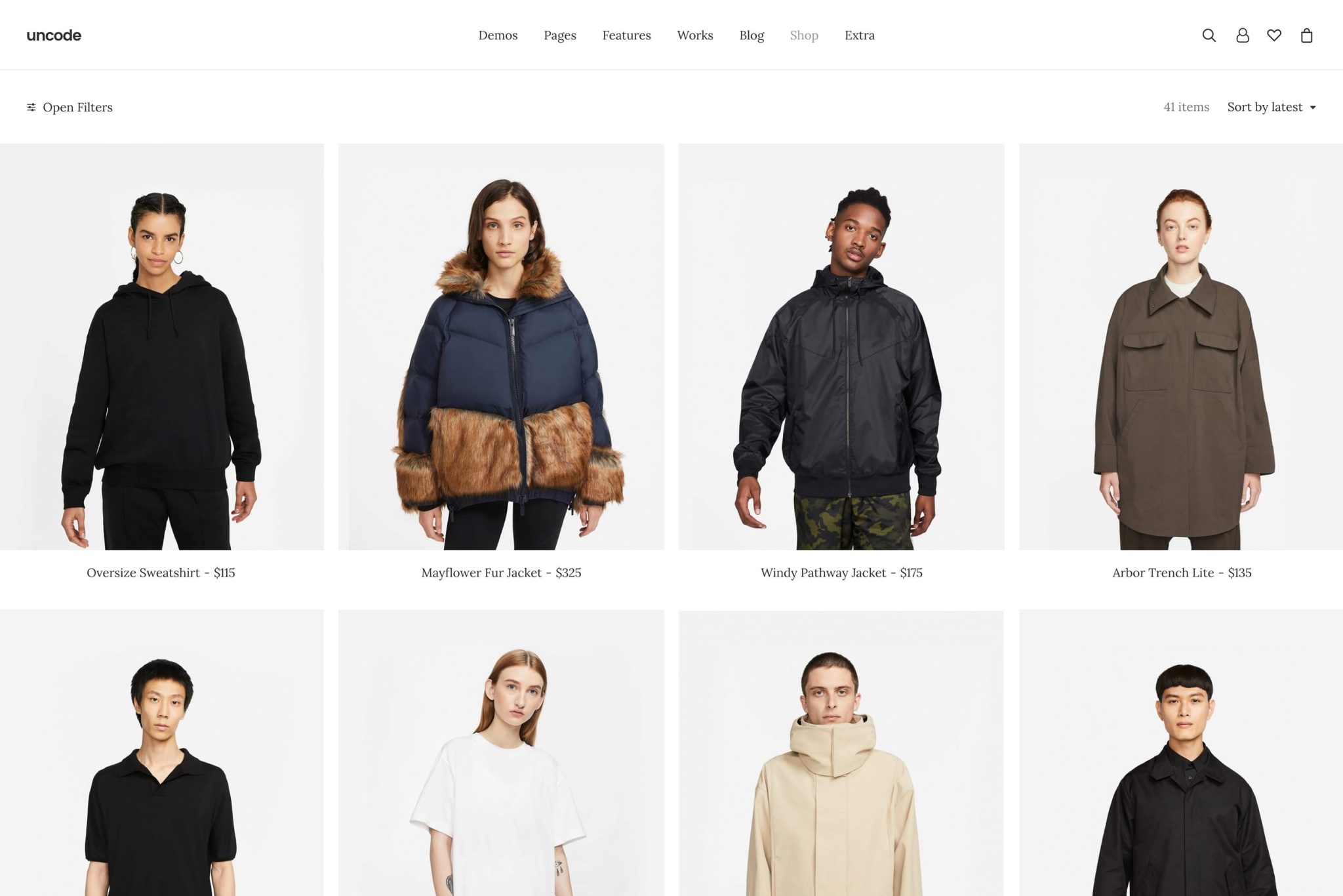 WooCommerce Theme - Uncode