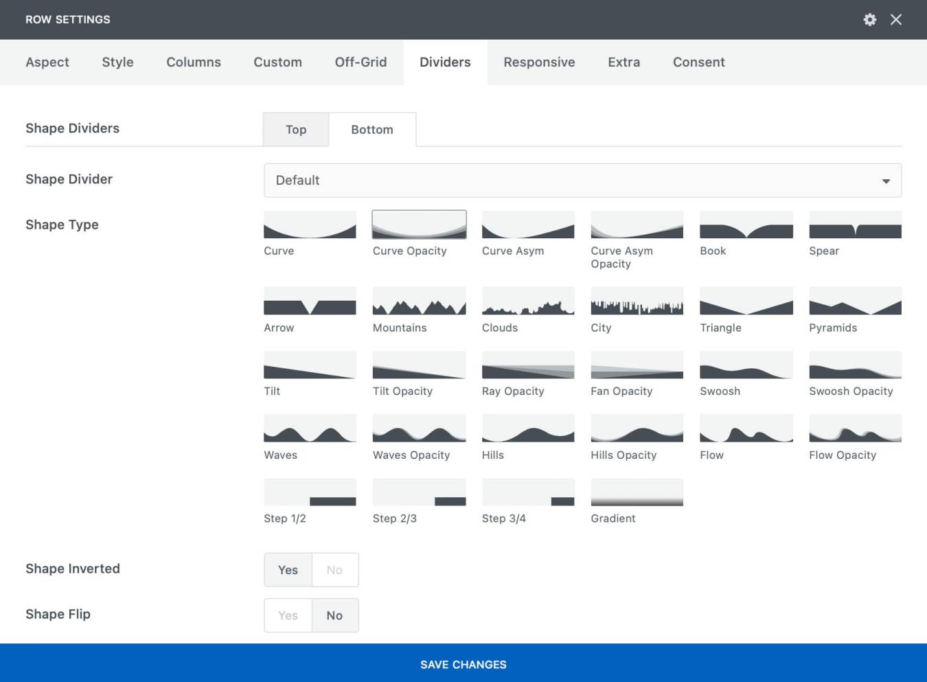 Shape Dividers - Uncode